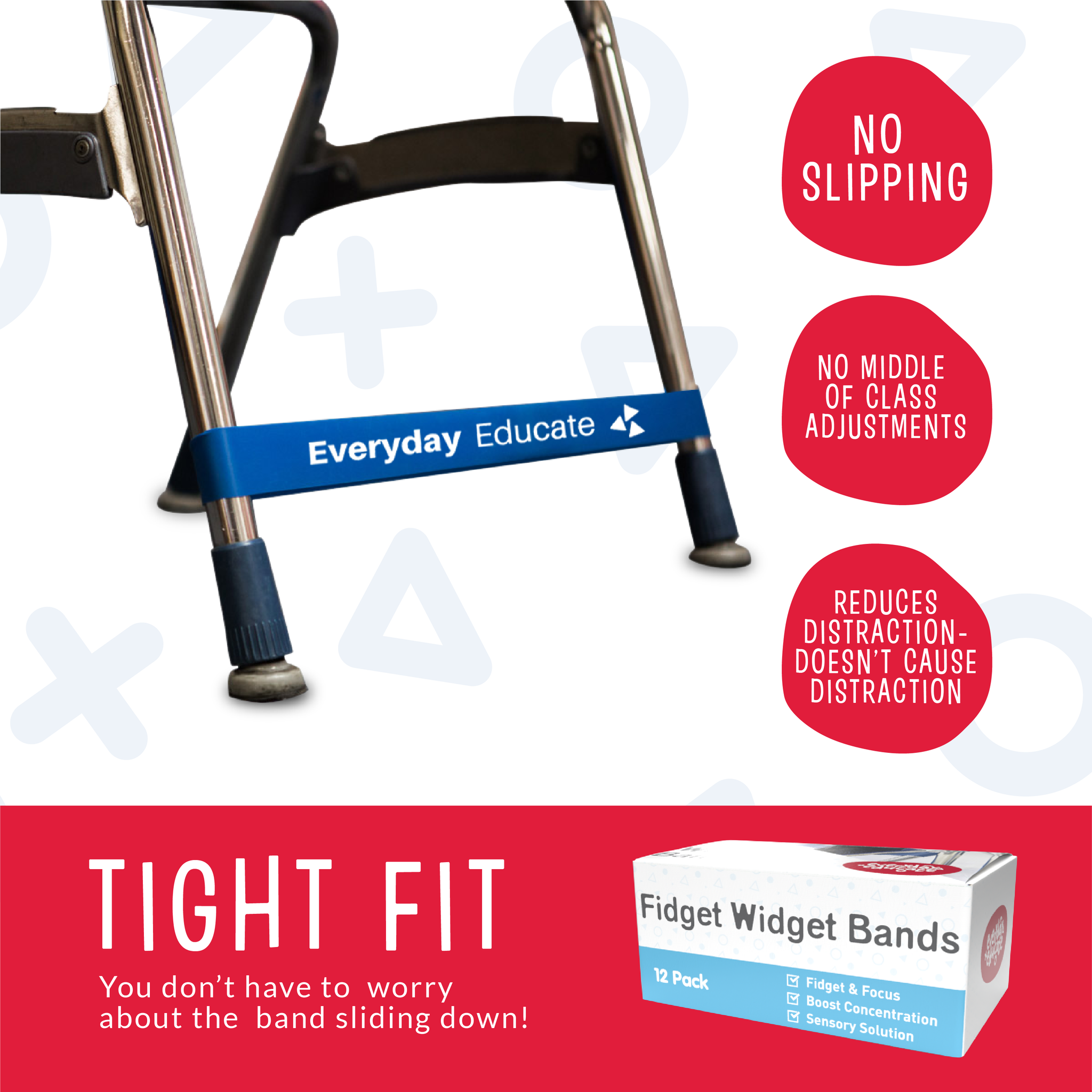 Fidget Chair Bands | Bouncy Chair Bands – EverydayEducate